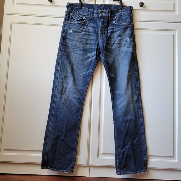 True Religion | Jeans | True Religion Ricky Relaxed Straight Jeans ...